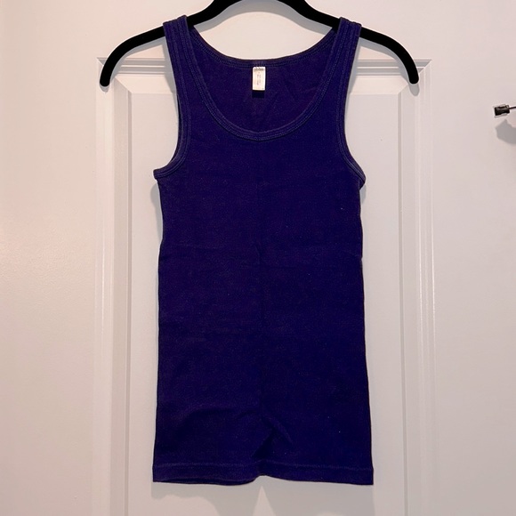 J. Crew | Tops | J Crew Dark Bluepurple Ribbed Tank | Poshmark
